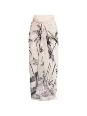 Agua Bendita Lavanda Arena Midi Pareo - Neutrals