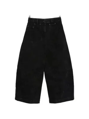 Simone Rocha Logo-patch Jeans - Black