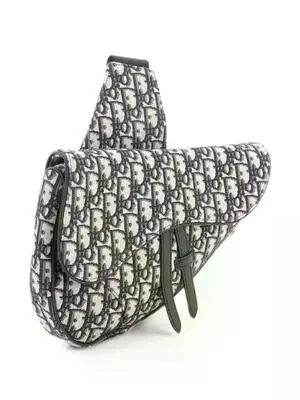 Dior Saddle Oblique Canvas Mini Crossbody Bag