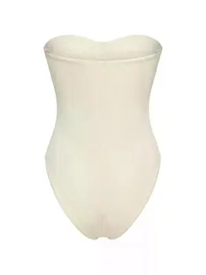 LA REVECHE Esra Flower-appliqué Swimsuit