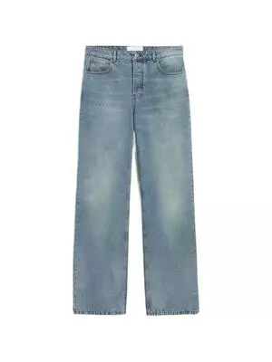 AMI Paris Large-fit Cotton Jeans - Blue