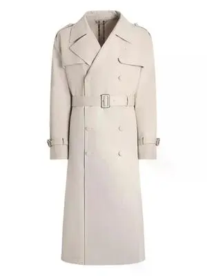 Dolce & Gabbana Belted Trench Coat - Neutrals