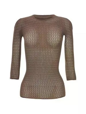 Wolford Daisy Net Long-sleeve Top