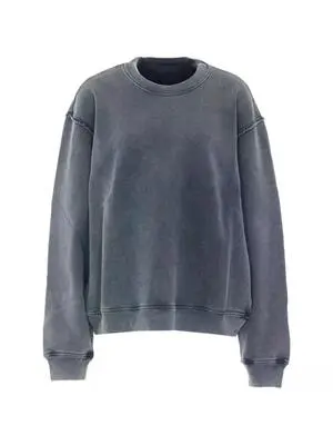 HAIKURE Distressed Back-split Sweater - Grey