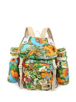 Gucci X The North Face 2010-2020s Floral-print Backpack - Green