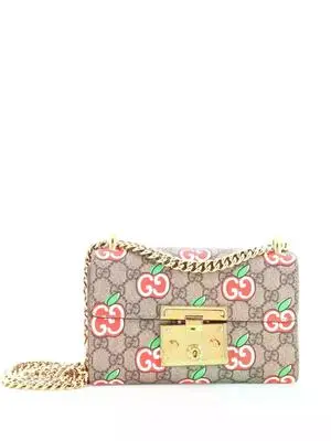 Gucci Padlock Printed Gg Coated Canvas Small Shoulder Bag