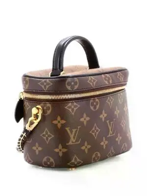 LOUIS VUITTON Vanity Handbag Reverse Monogram Canvas Pm Satchel