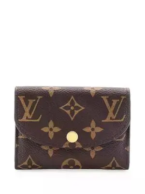 LOUIS VUITTON Rosalie Coin Purse Monogram Canvas Pouch - Brown