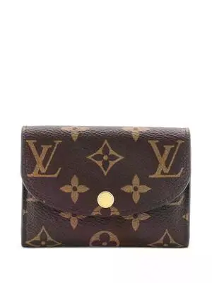 LOUIS VUITTON Rosalie Coin Purse Monogram Canvas Pouch - Brown