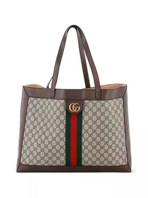 Gucci Ophidia Soft Gg Coated Canvas East West Tote Bag