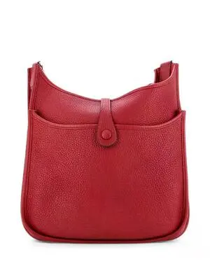 Hermès Evelyn Bag Gen Iii Clemence Pm Crossbody Bag - Red
