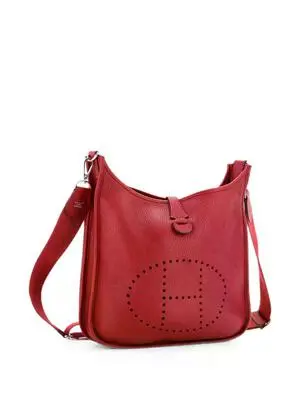 Hermès Evelyn Bag Gen Iii Clemence Pm Crossbody Bag - Red
