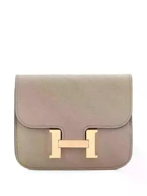 Hermès Constance Slim Wallet Evercolor Small Wallets - Brown