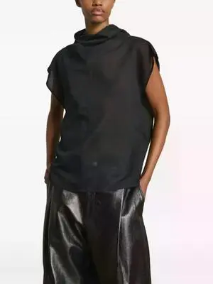 Soeur Sleeveless Funnel Neck Top