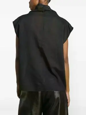 Soeur Sleeveless Funnel Neck Top