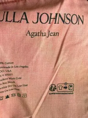 Ulla Johnson Agatha Horsebit-accent Jeans