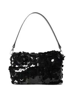 Staud Sequin-embellished Tote Bag - Black