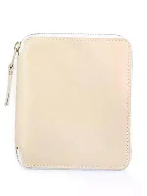 Comme Des Garçons Zip-around Leather Wallet - Neutrals