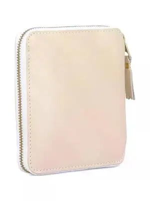 Comme Des Garçons Zip-around Leather Wallet - Neutrals