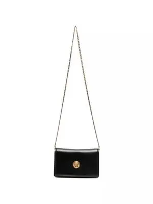 Versace Medusa Plaque Chain-link Shoulder Bag - Black
