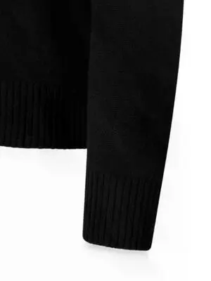 Canada Goose Logo-patch Ribbed-trim Sweater
