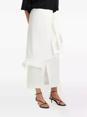RÓHE Shirt-wrap Detailed Maxi Skirt