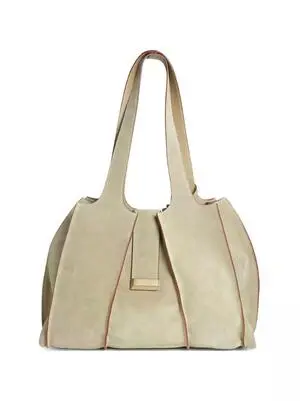 Roberto Festa Eloise Suede Tote Bag - Neutrals