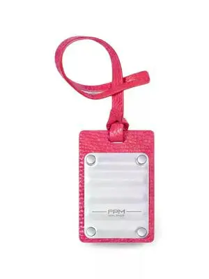 FPM MILANO Logo-engraved Leather Address Tag