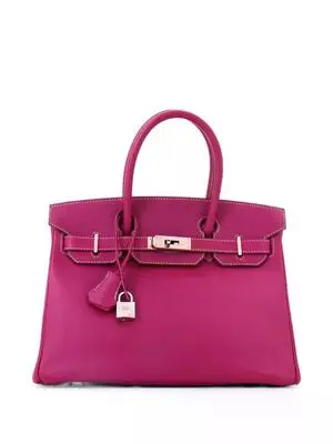 Hermès Candy Birkin Bag Epsom 30 Satchel - Pink
