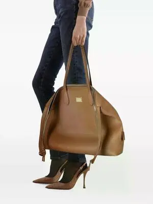 Dolce & Gabbana Vittoria Logo-plaque Leather Shoulder Bag