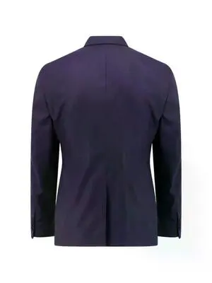 Tagliatore Satin-lapel Suit - Purple