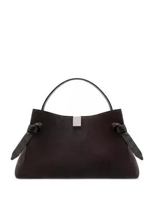 Yuzefi Gyoza Knot-detail Tote Bag - Brown