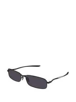 Balenciaga Rectangle-frame Sunglasses - Black