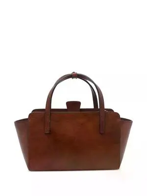HIDESINS Small Flap Leather Tote Bag