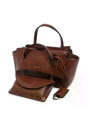 HIDESINS Small Flap Leather Tote Bag