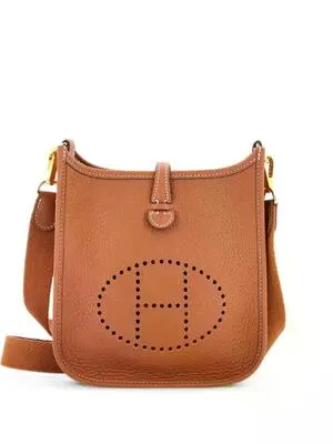 Hermès Evelyne Bag Gen Iii Clemence Tpm Crossbody Bag - Brown