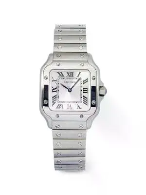 Cartier Santos 35mm Watch - Silver
