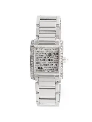 Cartier Tank Française 20mm Watch - Silver