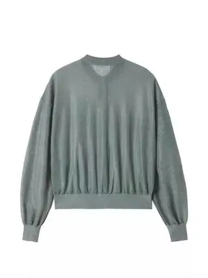ENFOLD Button-up Drop-shoulder Cardigan