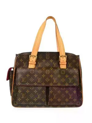 LOUIS VUITTON 2003 Multipli Cite Monogram Canvas Tote Bag - Brown