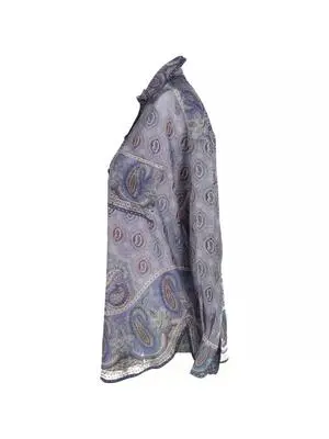 Zimmermann Vitali Paisley Print Shirt
