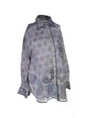 Zimmermann Vitali Paisley Print Shirt