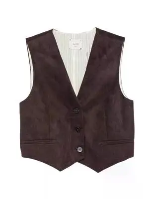 ALYSI Suede Effect Waistcoat