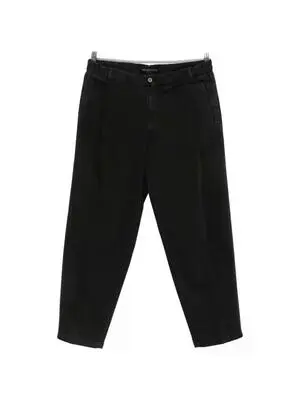 BRIGLIA 1949 Straight-leg Pleated Trousers - Black