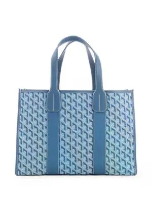 Goyard Villette Coated Canvas Pm Tote Bag - Blue
