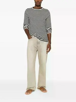 Extreme Cashmere Striped Long-sleeve T-shirt