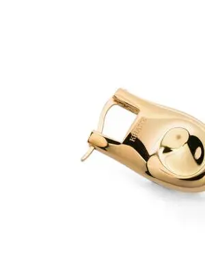 Khaite Engraved-logo Earrings