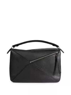 Loewe Large Puzzle Bag In Supple Grained Calfskin