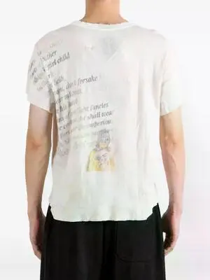 SAITOS Crusade-print T-shirt