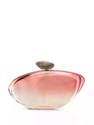 Benedetta Bruzziches Crystal-embellished Ombré Clutch Bag - Pink